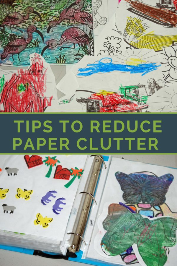 Tips to Reduce Paper Clutter in Your Homeschool - Ranching with Kids